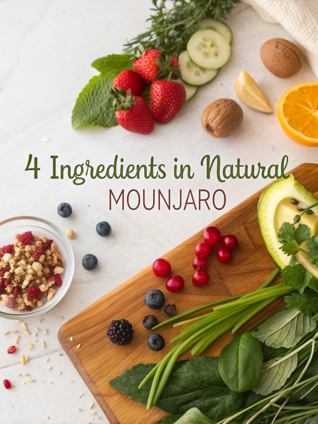 What Are the 4 Ingredients in Natural Mounjaro? - Quick Easy Healthy Meals