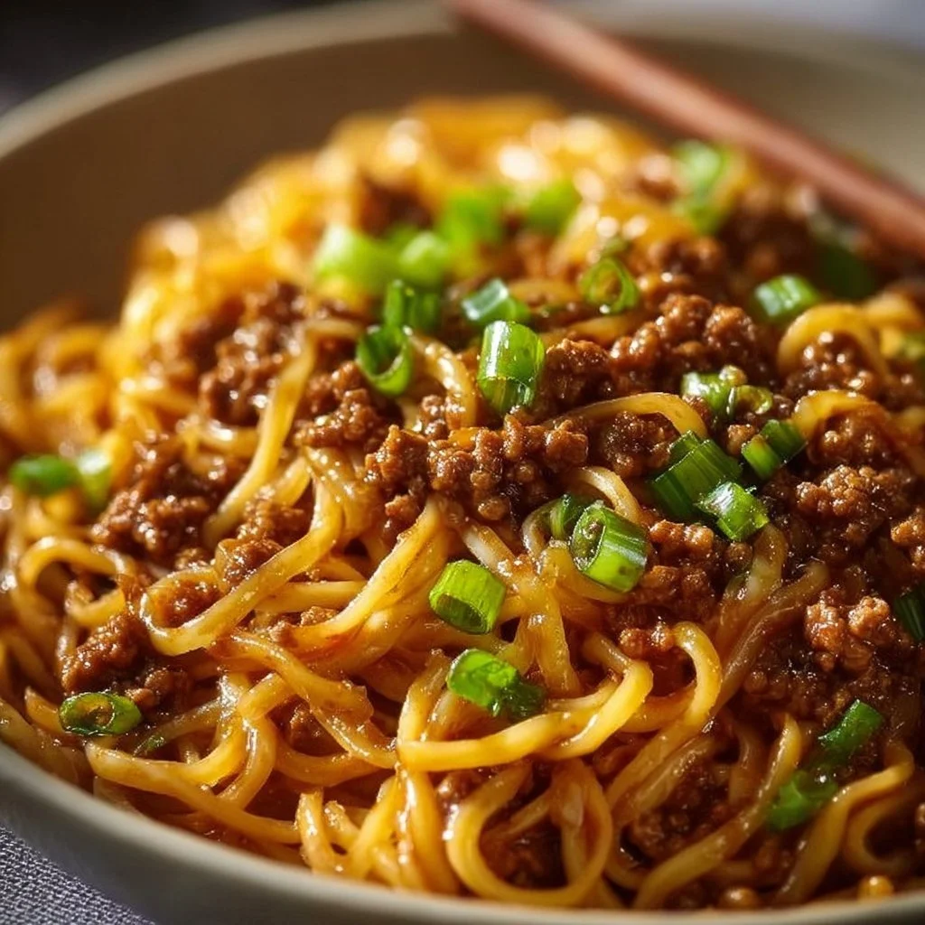 Mongolian Ground Beef Noodles: A Comfort Dish to Savor