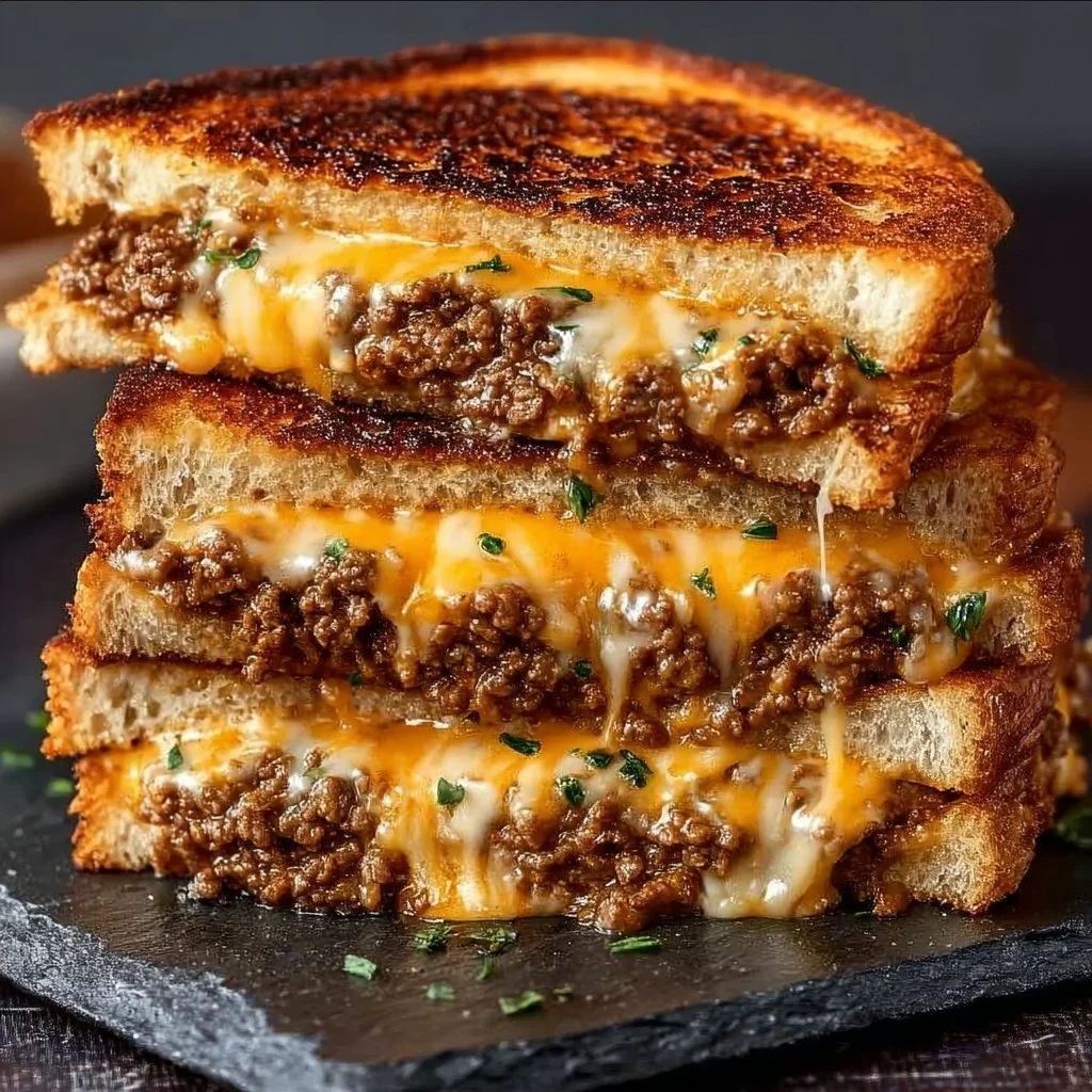 Ultimate Cheesy Ground Beef Melt